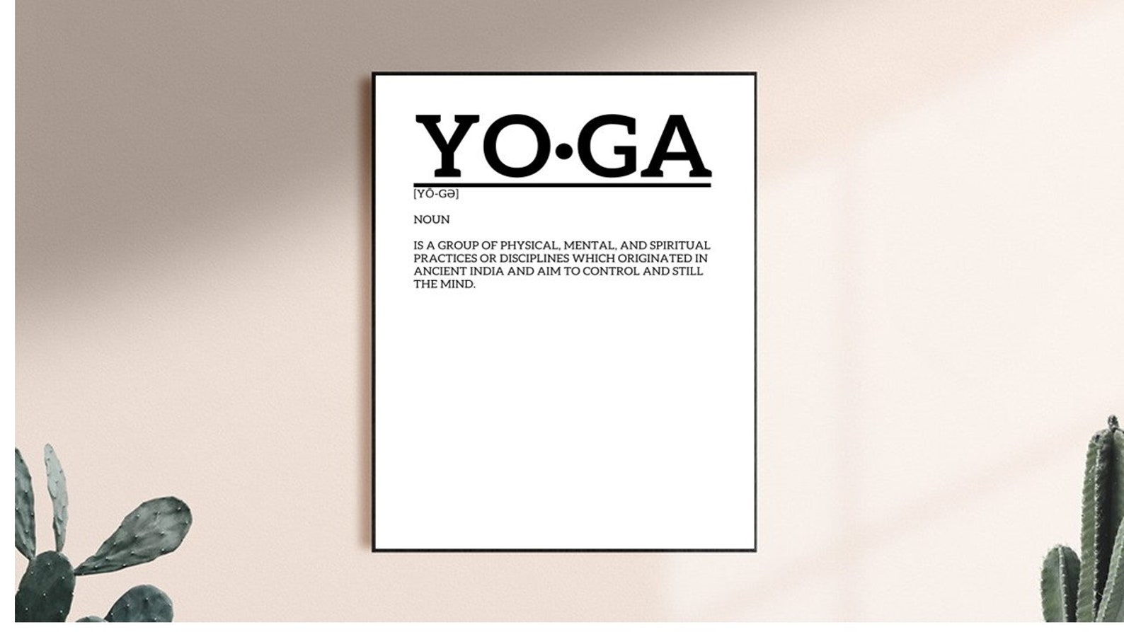Yoga Definition, Yoga Print, Yoga Dekor, Definition Print, Sport ...