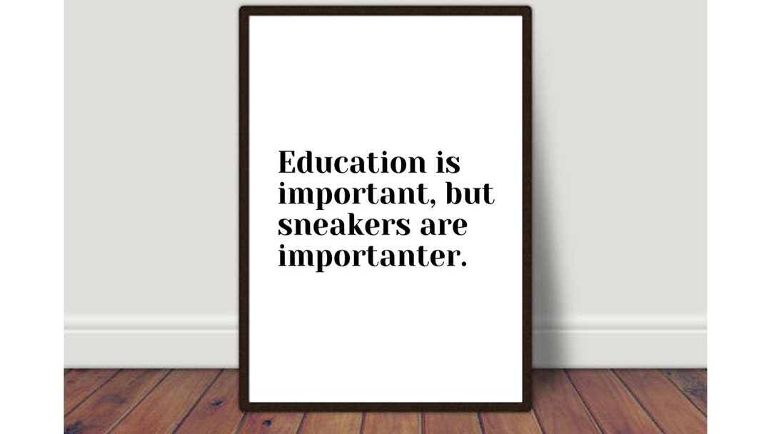 Sneaker Addict Print, Wall Print, Sneaker Lover, Sneaker Print, Shoe ...