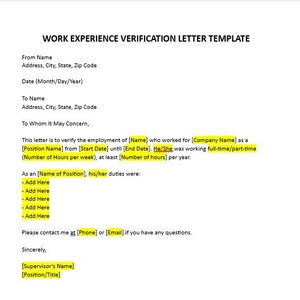 Work Verification for Home - Etsy