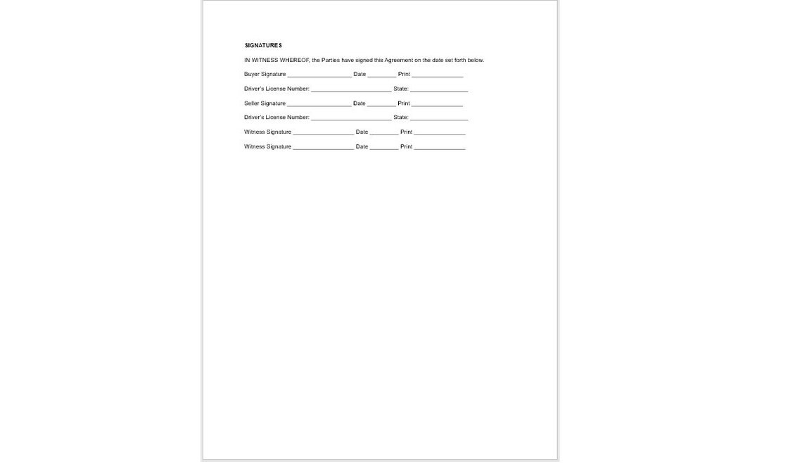 Editable Hunting Blind Bill of Sale Template Editable Bill of - Etsy