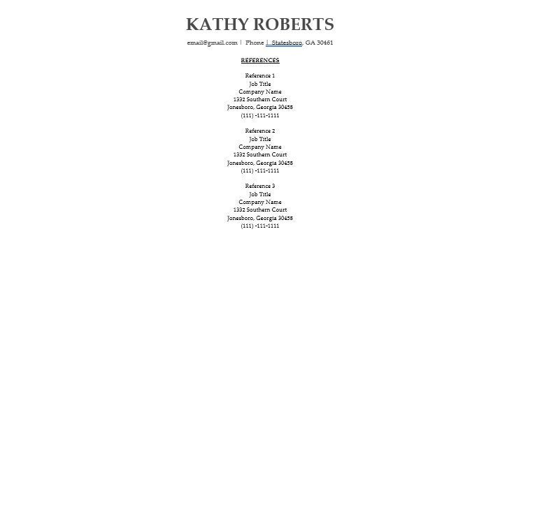 Anesthesiologist Basic Resume Template Word Basic Resume and - Etsy