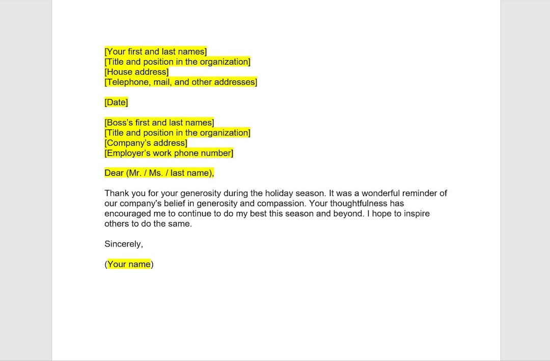 Thank You Job Raise Letter Template, Thank You Job Raise Letter, Thank ...