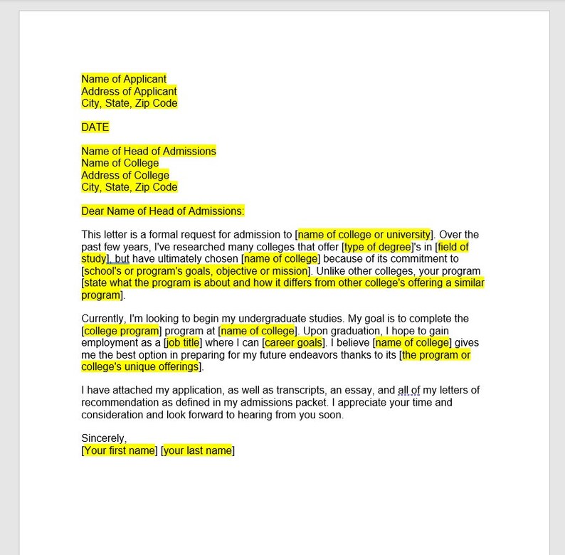 Recommendation Letter For Government Employment