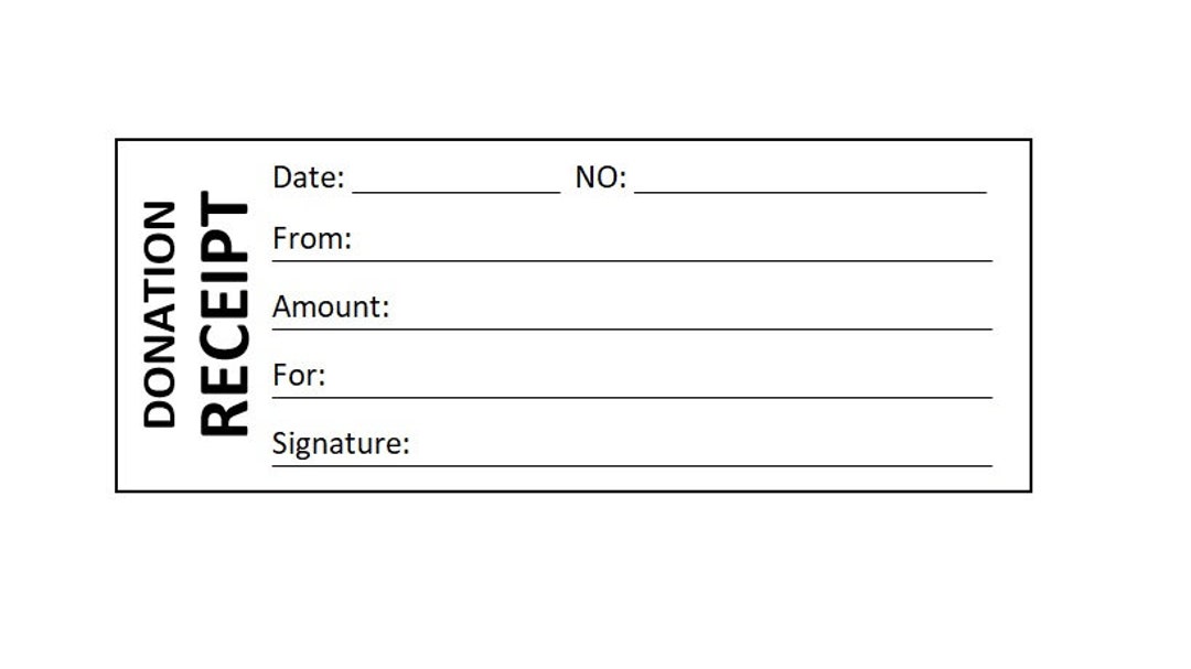 Editable Donation Receipt Template, Donation Receipt, Editable Excel ...