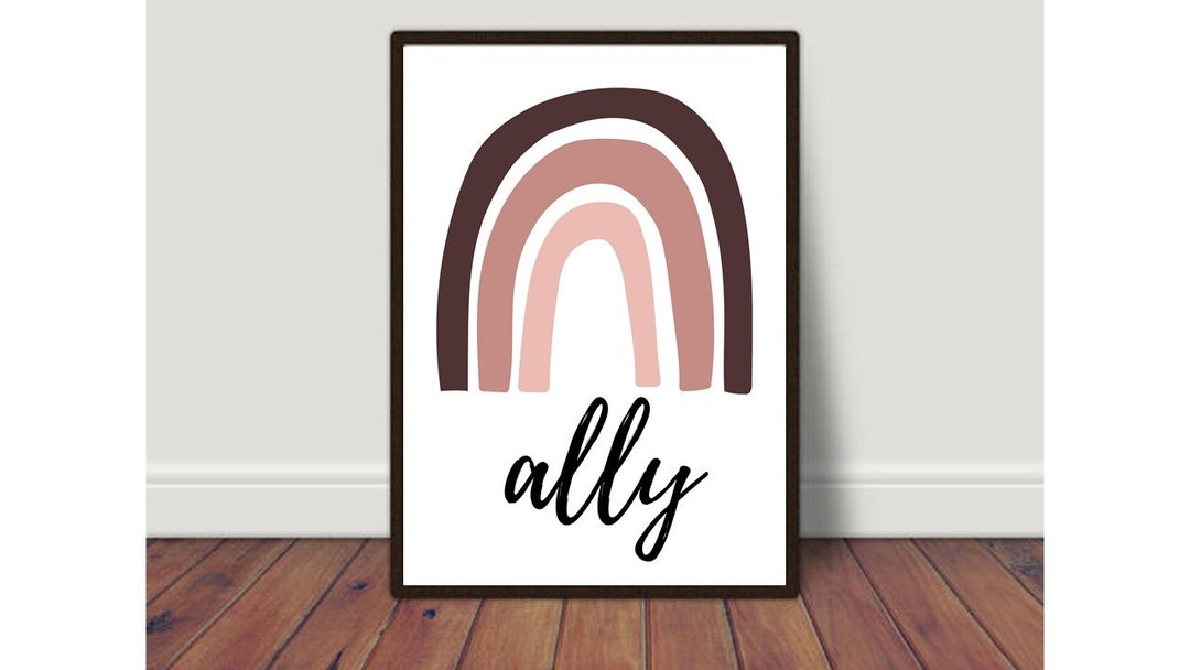 Ally Wall Print, Humanity Art, Diversity Print, Gleichheit druckbar ...