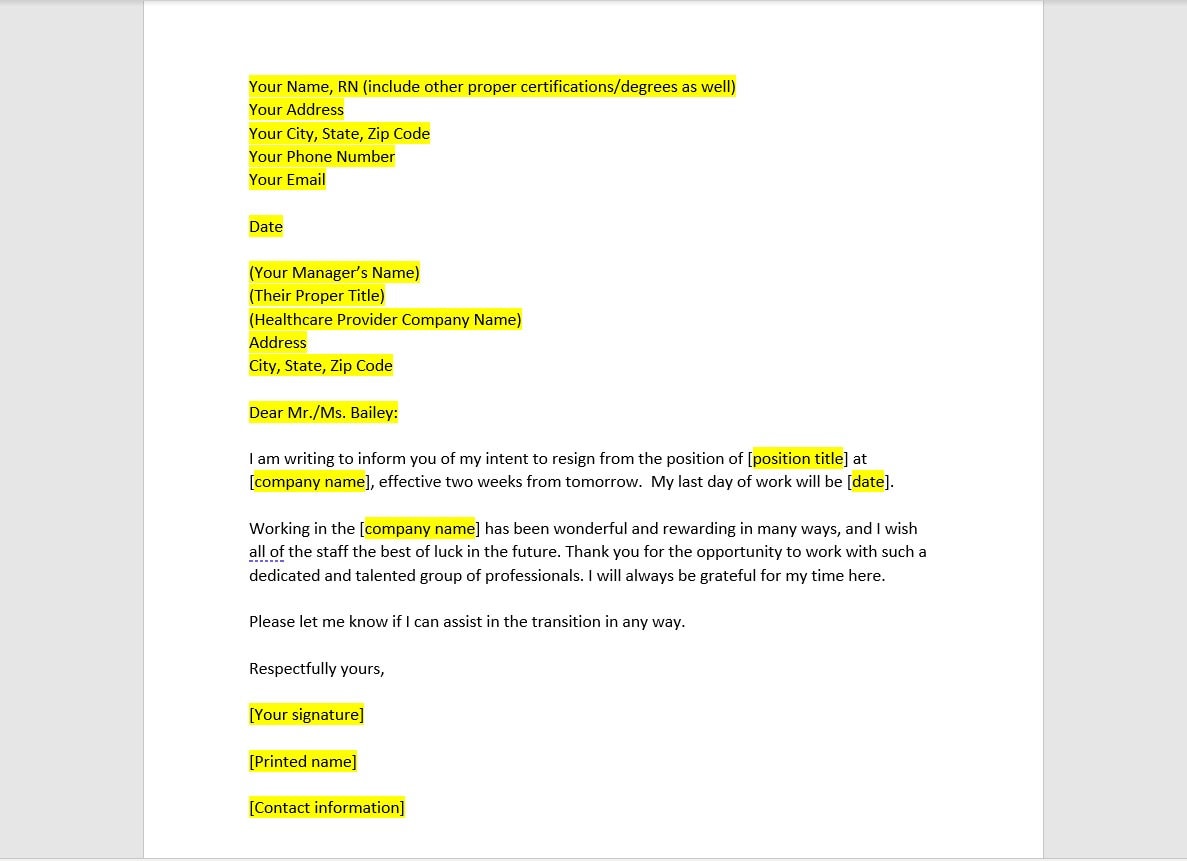 Social Worker Resignation, Social Worker Resignation Letter, Social ...