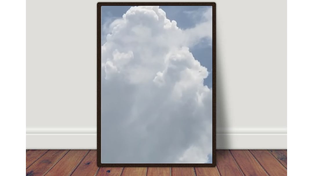 Blue Sky Print, Cloud Photo, Summer Decor Digital Print, Clouds Wall ...