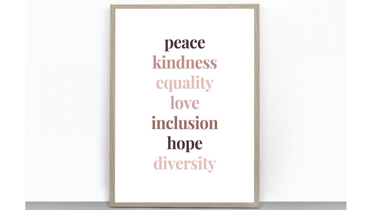 Social Justice Print, Equality Print, Diversity Printable, Home Decor ...