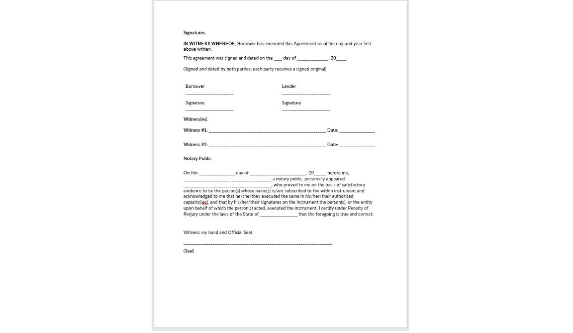 Editable IOU Agreement, Iou Loan Agreement Template, Iou Loan Template ...