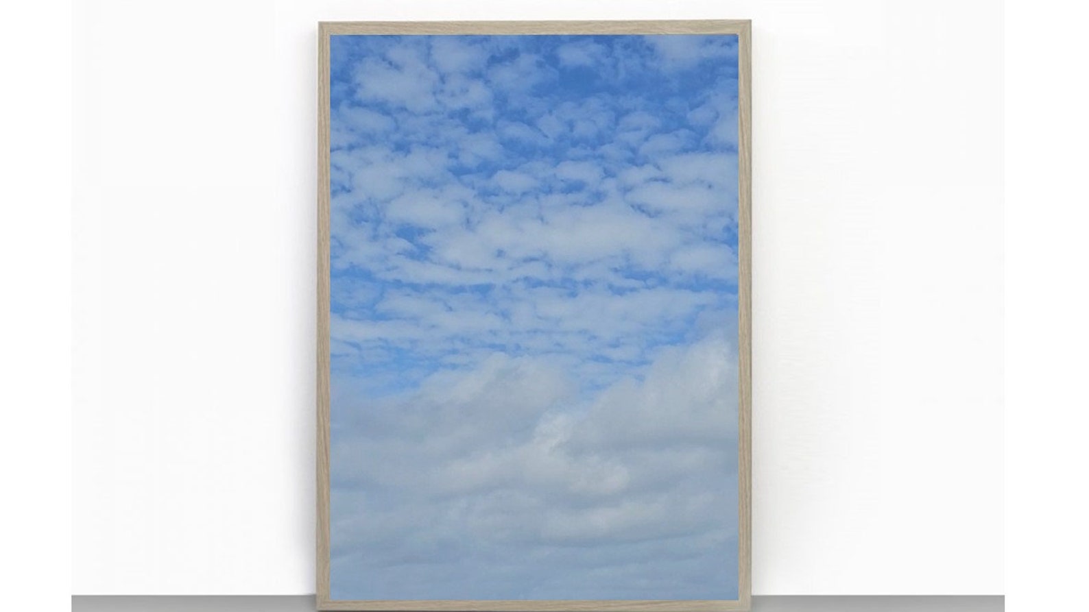 Blue Sky Print, Cloud Photo, Summer Decor Digital Print, Clouds Wall ...