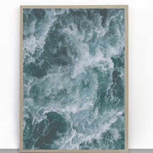 Ocean Water Print, Ocean Water Photo, Summer Ring Decor Digital Print ...