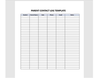 Close Contact Tracker Binder Organizer Record Keeper - Etsy