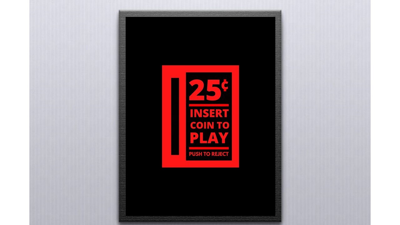Arcade Insert Coin,gamer Print,gamer Wall Art,gamer Wall Art,gamer ...