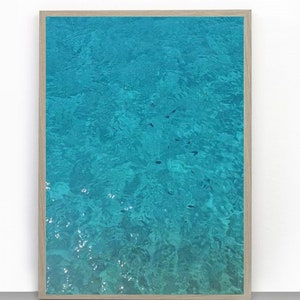 Ocean Water Print, Ocean Water Photo, Summer Decor Digital Print, Ocean ...