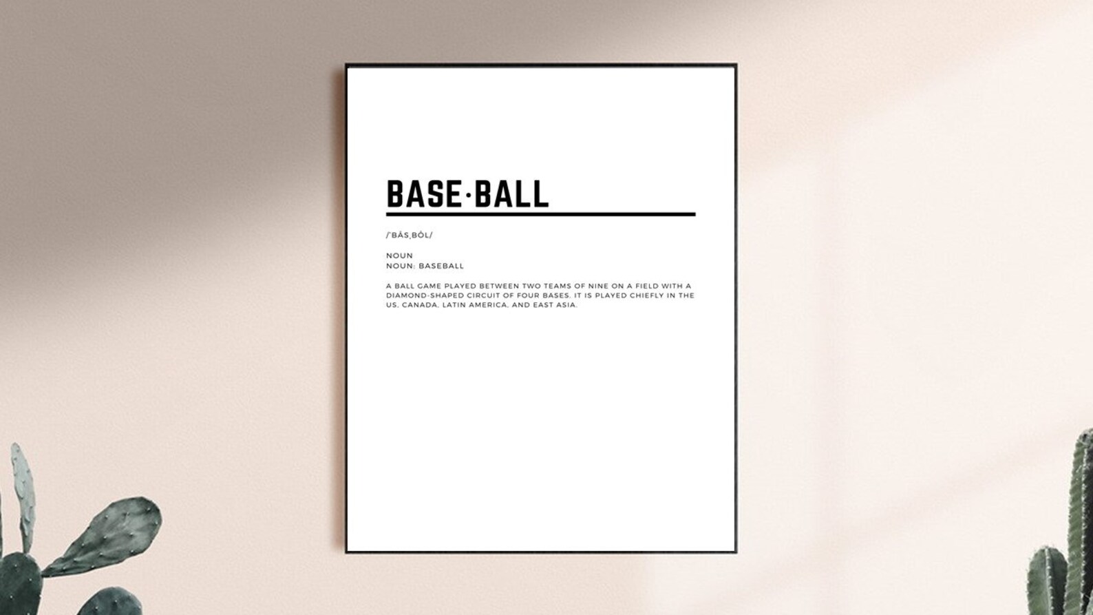 Baseball Definition, Baseball, Baseball Dekor, Definition Druck, Sport ...
