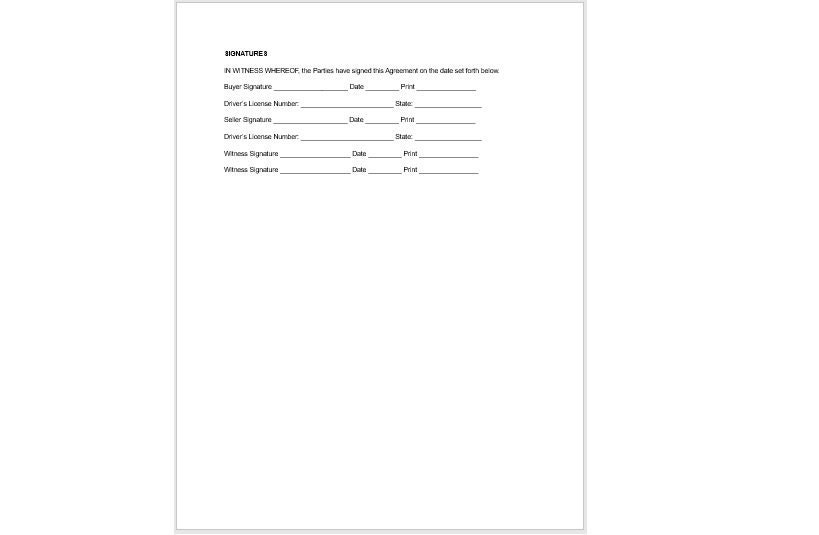 Editable Farm Tractor Bill of Sale Template, Editable Bill of Sale ...