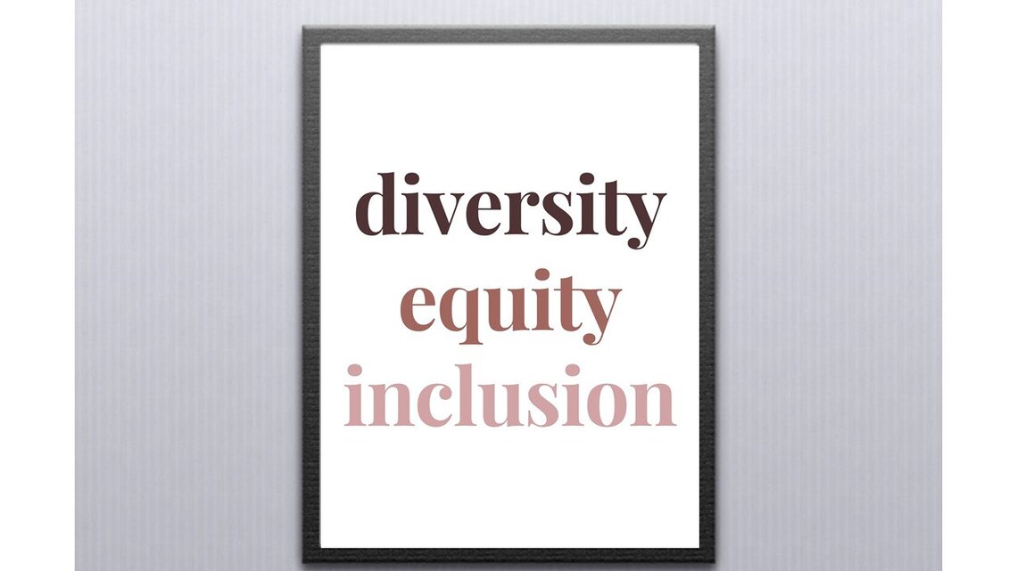 Equity Humanity Art Diversity Print Equality Printable - Etsy