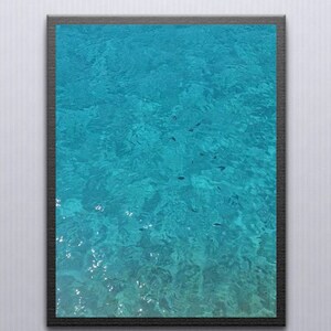 Ocean Water Print, Ocean Water Photo, Summer Decor Digital Print, Ocean ...