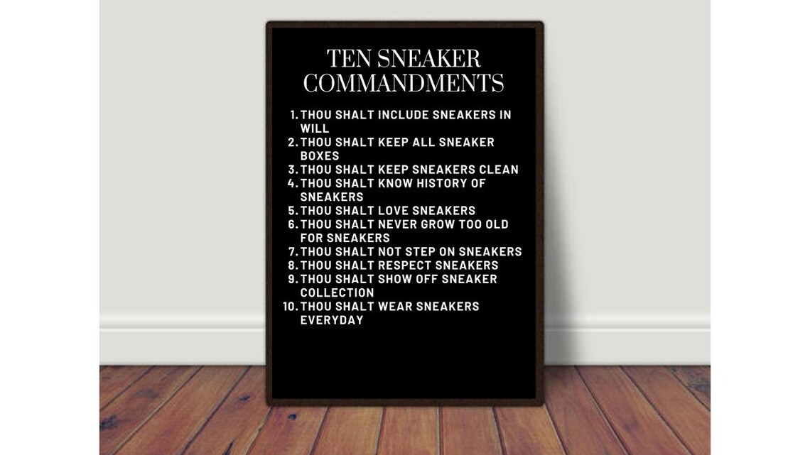 Sneaker Addict Print, Wall Print, Sneaker Lover, Sneaker Print, Shoe ...
