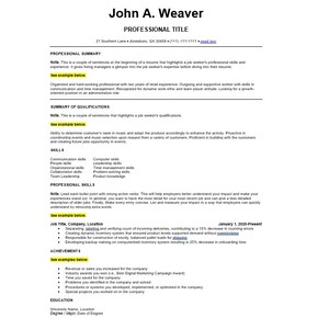 Minimalist Resume Template Word, Modern Resume and Reference Template ...