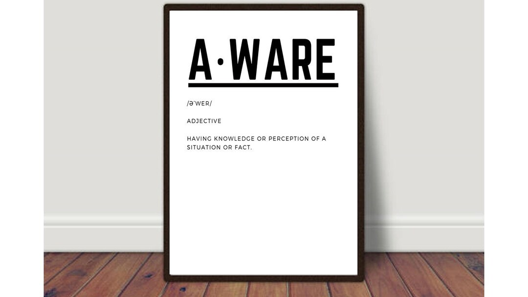 Aware Definition, Social Justice Print, Equality Print, Diversity ...