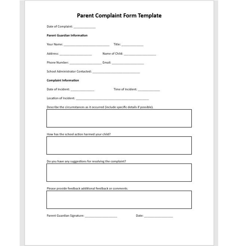 Employee Complaint Form - Etsy