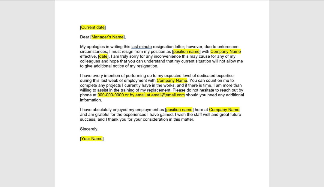 last-minute-resignation-letter-template-resignation-letter-etsy