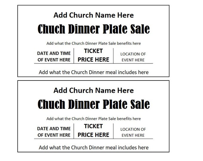 1,000 Custom Printed Raffle Tickets for Your Fundraiser. Card Stock of ...