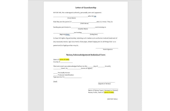 Guardianship Forms