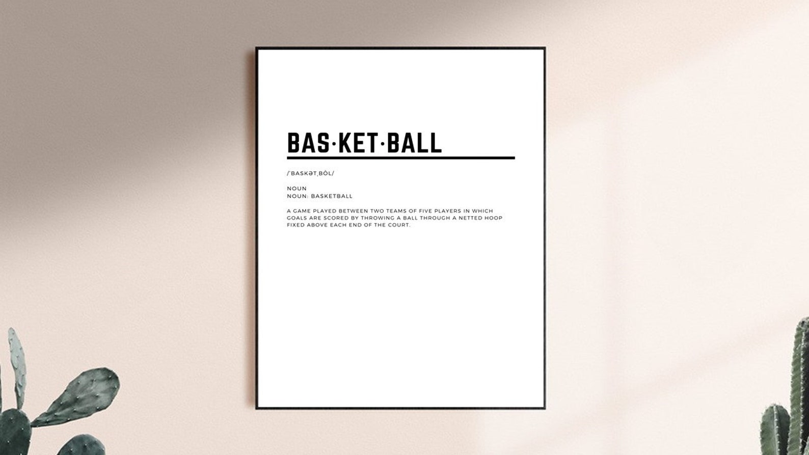 Basketball Definition, Basketball, Basketball Decor, Definition Print ...