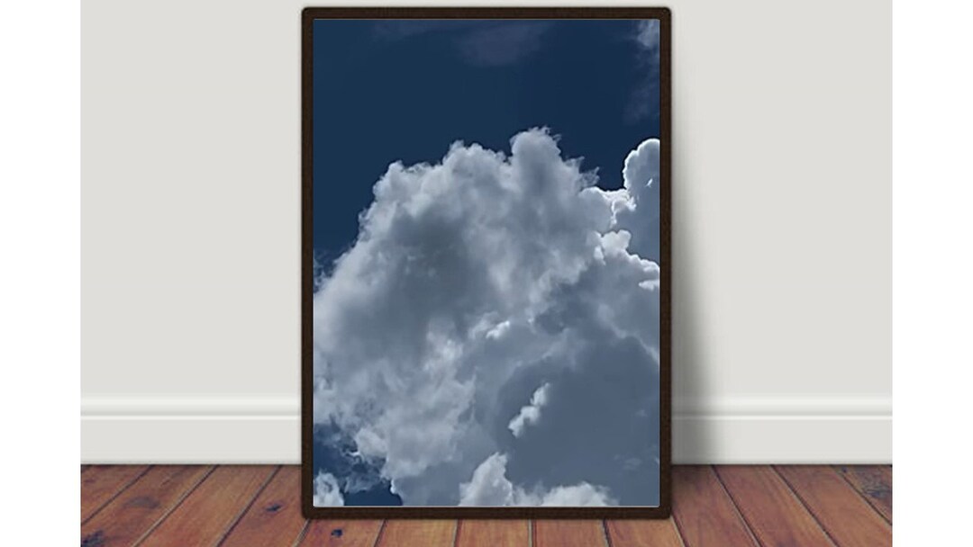 Blue Sky Print, Cloud Photo, Summer Decor Digital Print, Clouds Wall ...