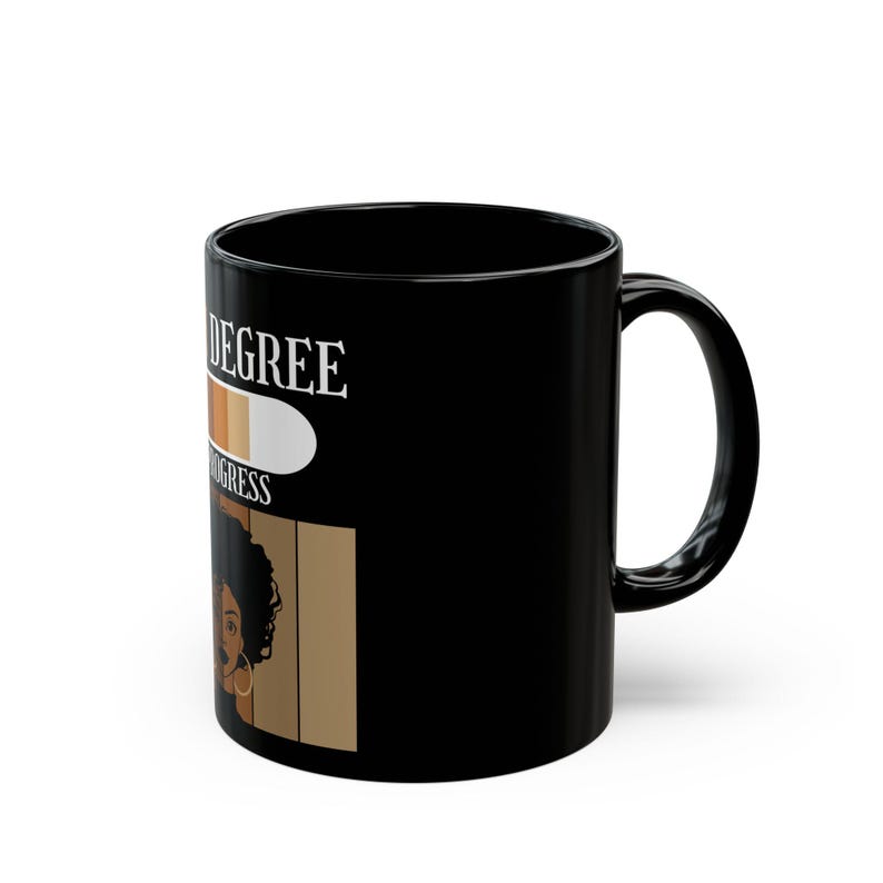 Drph Degree in Progress Mug | Black Woman Coffee Cup | Drph Student Mug ...