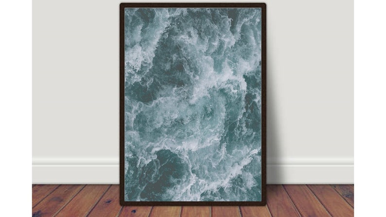 Ocean Water Print, Ocean Water Photo, Summer Ring Decor Digital Print ...