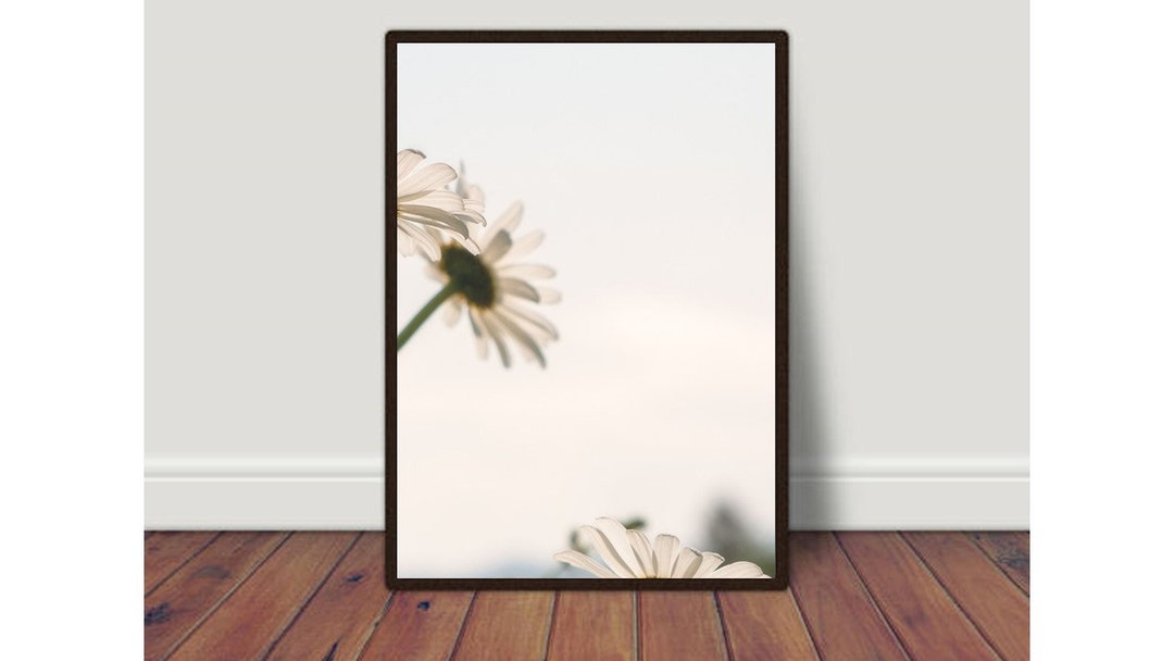 Daisy Art Print, Daisy Print, Spring Daisy Print, Wildflowers Art ...