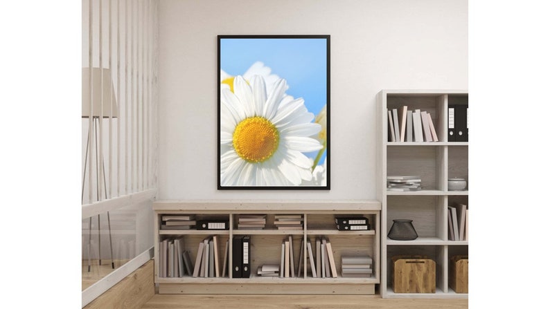 Daisy Art Print, Daisy Print, Spring Daisy Print, Wildflowers Art ...