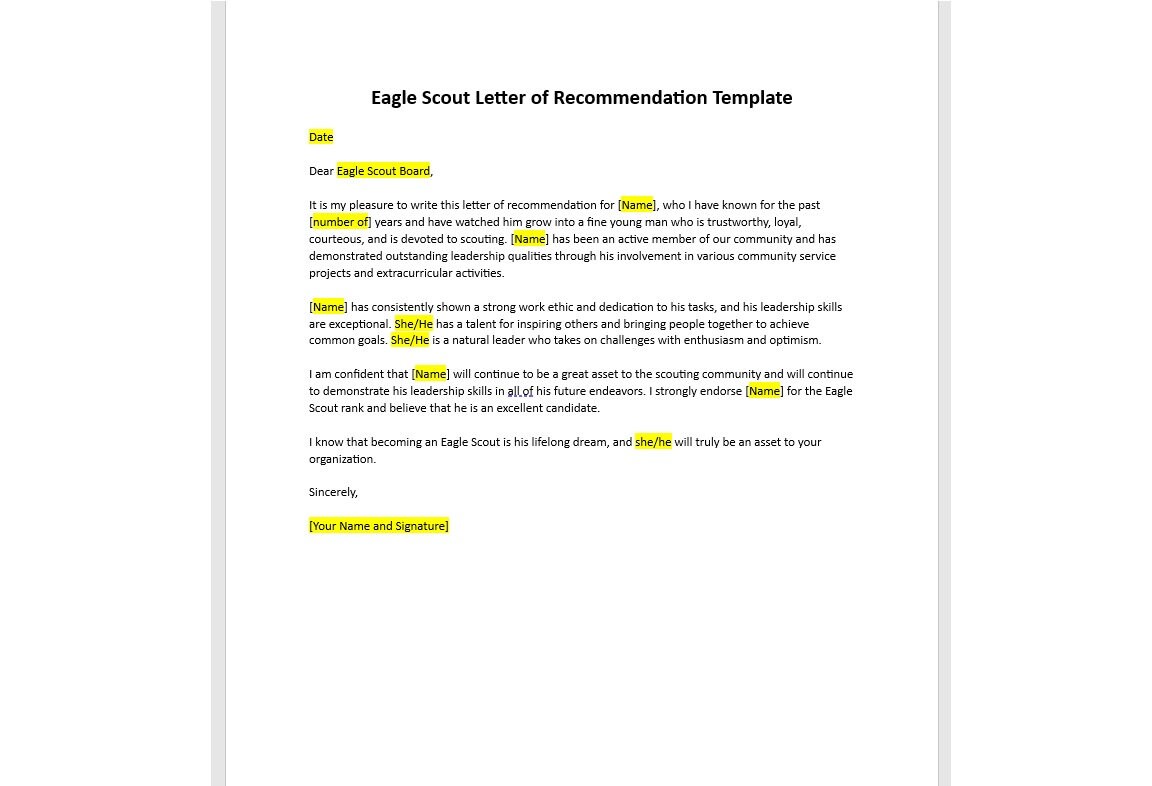 Letter Of Recommendation For An Eagle Scout Letter Of Recommendation letter-of-recommendation-for-an-eagle-scout-letter-of-recommendation