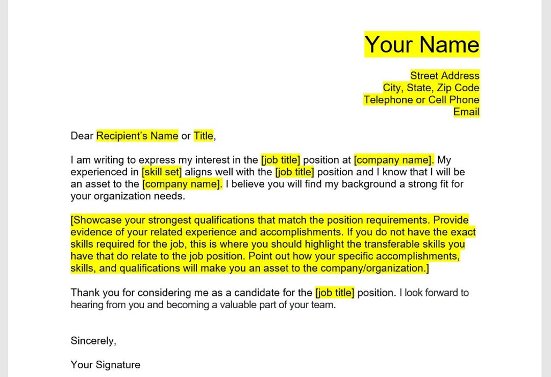 Simple Experience Letter Sample