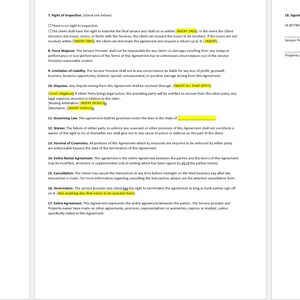 Gutter Contract - Etsy