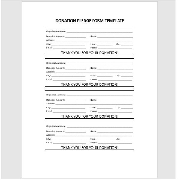 Church Pledge Cards - Etsy