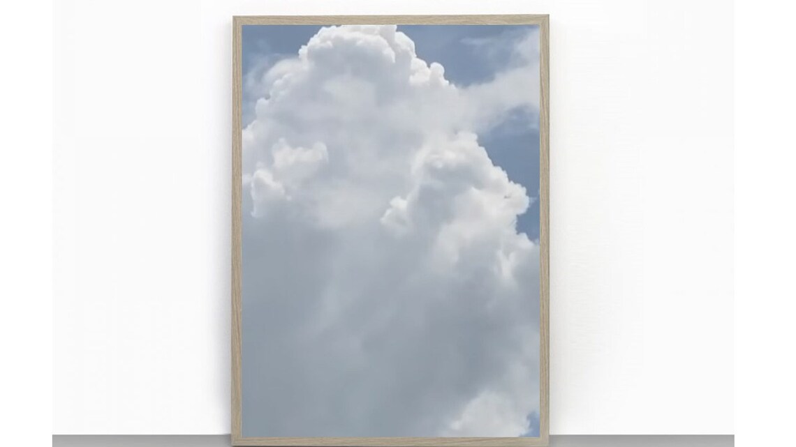 Blue Sky Print, Cloud Photo, Summer Decor Digital Print, Clouds Wall ...