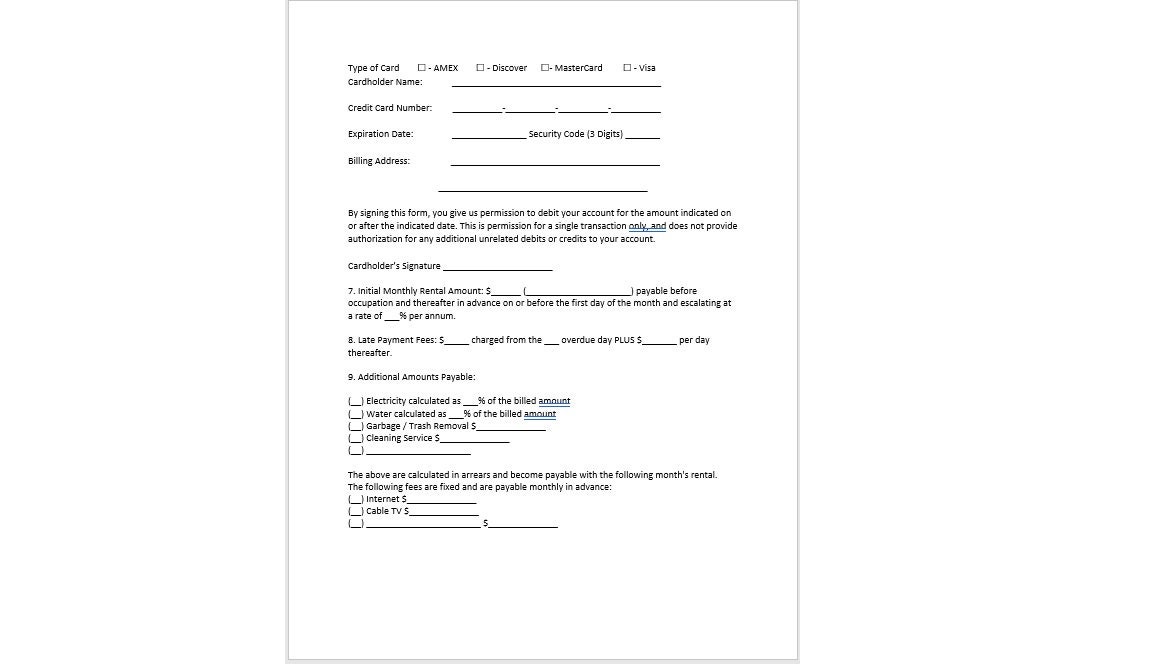 Buy Editable Attic Rental Agreement Template, Attic Rental Agreement ...