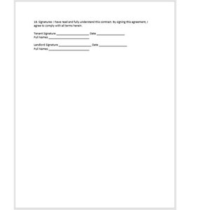 Buy Editable Attic Rental Agreement Template, Attic Rental Agreement ...