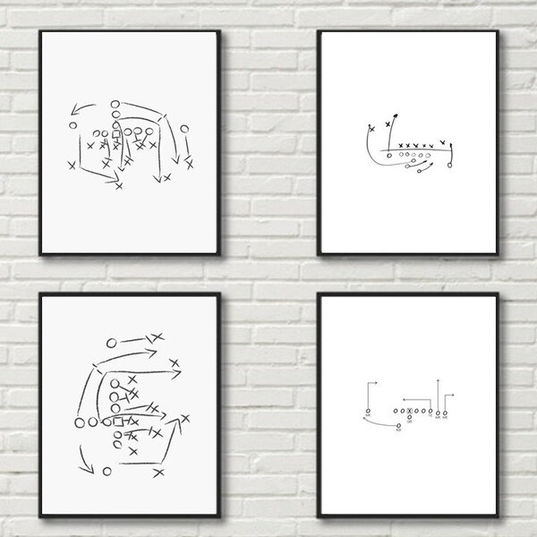 Football Playbook Template - Etsy
