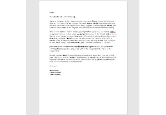 Dental Hygiene School Recommendation Letter Dental Hygiene | Community