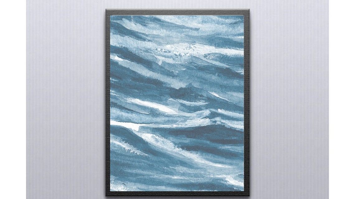 Ocean Water Print, Ocean Water Photo, Summer Ring Decor Digital Print ...