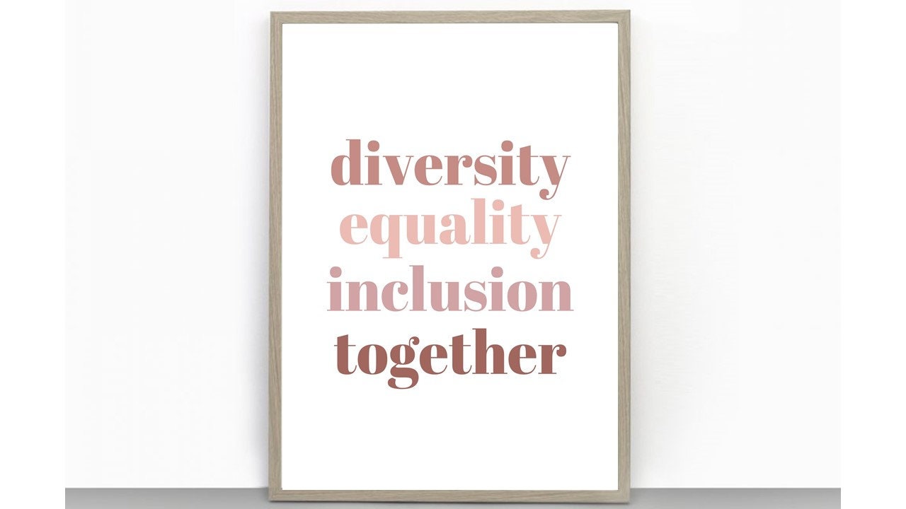 Equality, Humanity Art, Diversity Print, Equality Printable, Home Decor ...