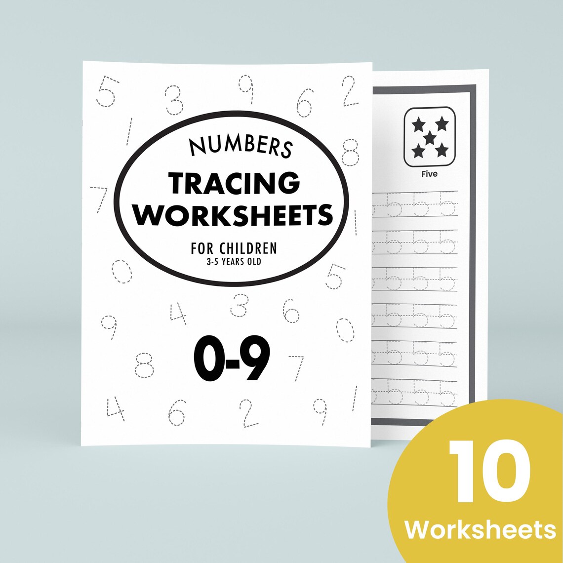 Number Tracing Worksheets 0-9: Preschool Math Practice (PDF Download ...