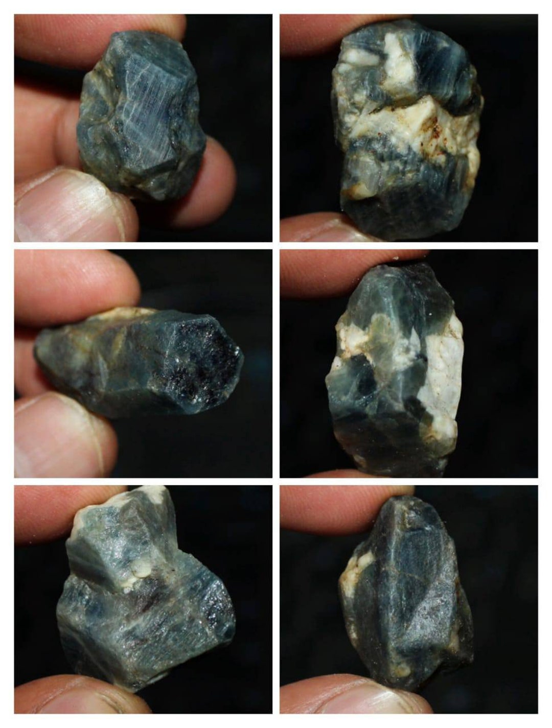 100% Natural Kashmir Blue Sapphire Rough Precious Blue - Etsy