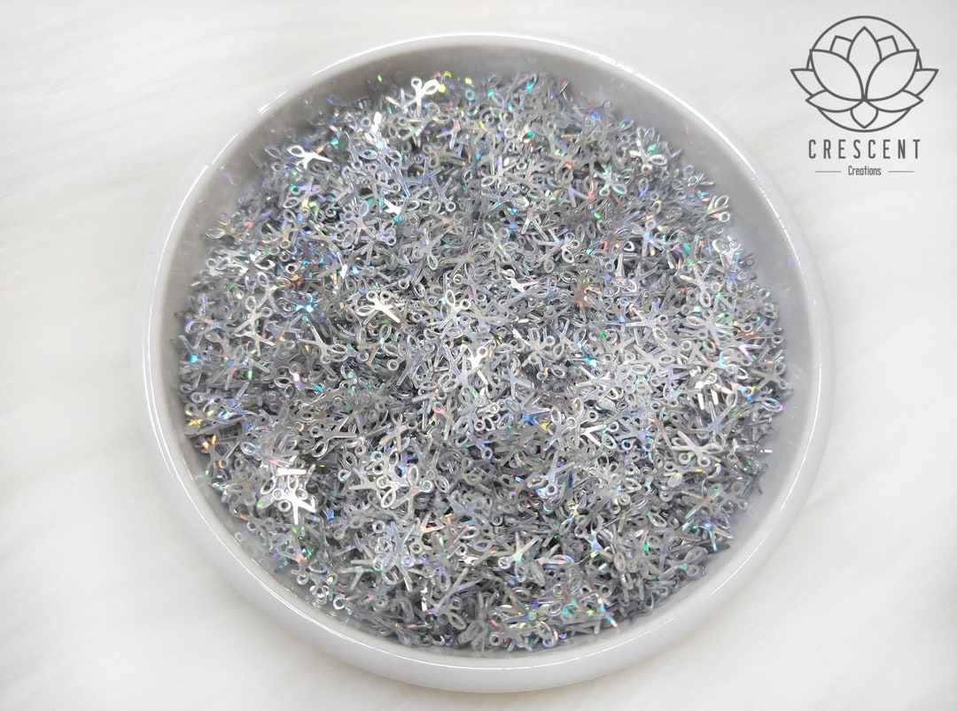 EDWARD Holographic Glitter Glitter Shapes Scissors - Etsy