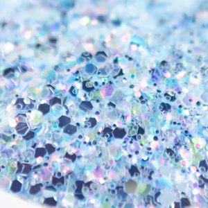 NIGHT WISP Metallic Iridescent Chunky Mix Glitter Craft Supplies ...